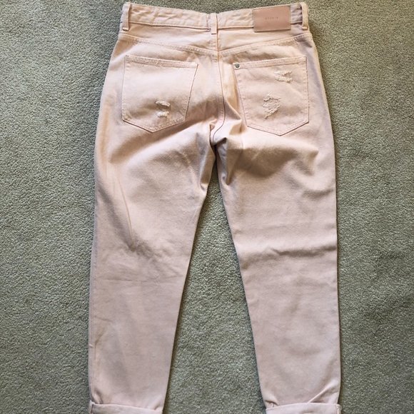 &Denim | Jeans | Ladies Denim Boyfriend Low Waist Light Pink Denim ...